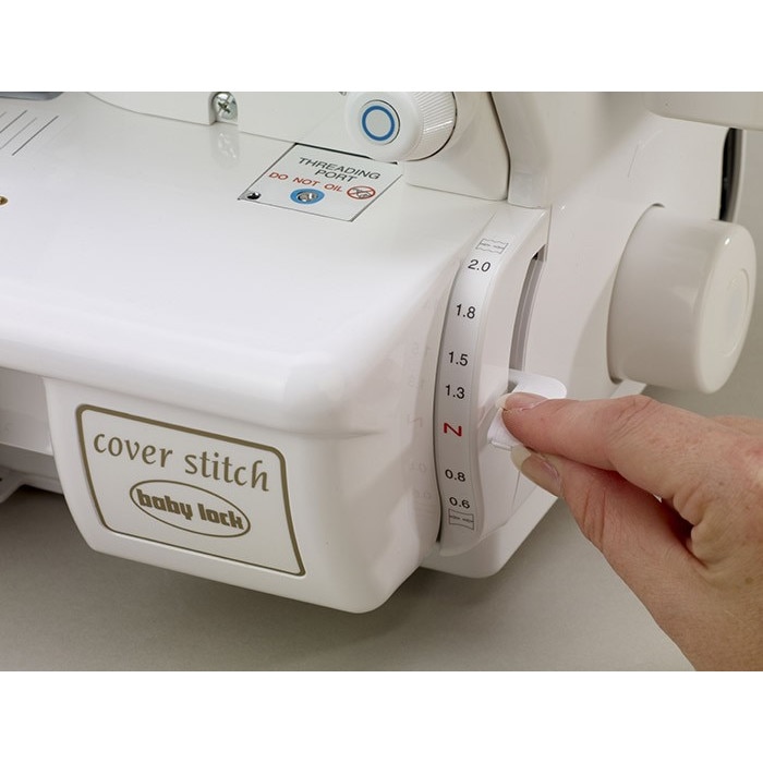 Masina de Acoperire Baby Lock Cover Stitch, 2,3 ace si 2,3,4 fire, Alb ...