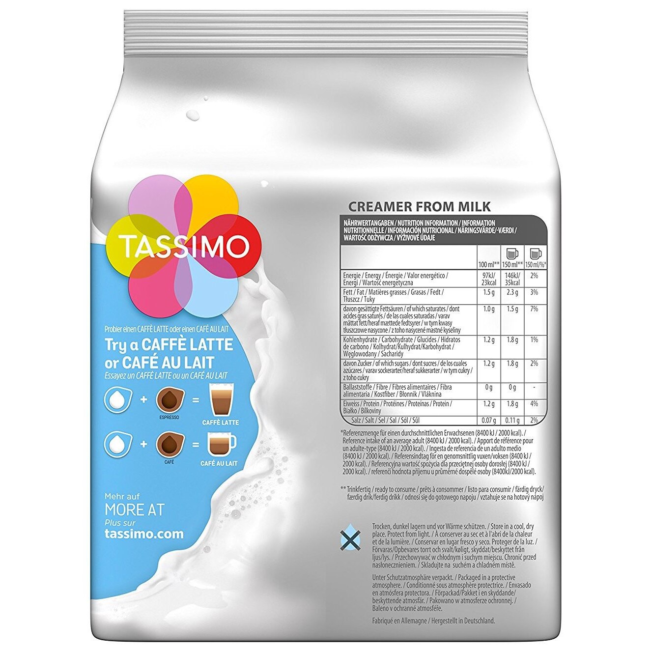 Jacobs Tassimo tejkapszula készlet, 3 x 16 kapszula, 104 g - eMAG.hu