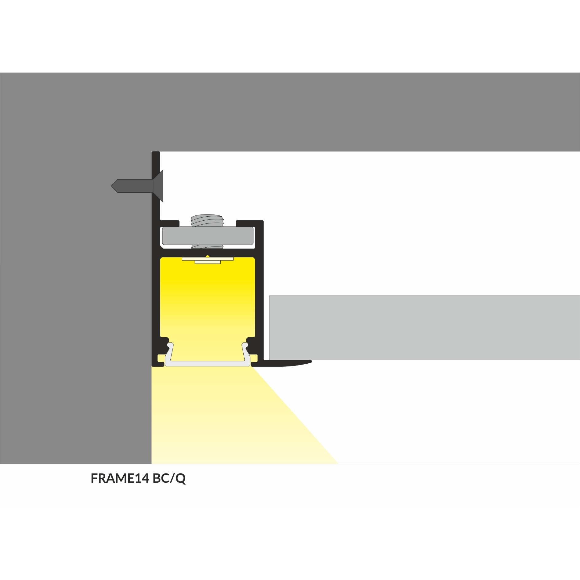 Алуминиев профил за Led лента 1м Emag Bg