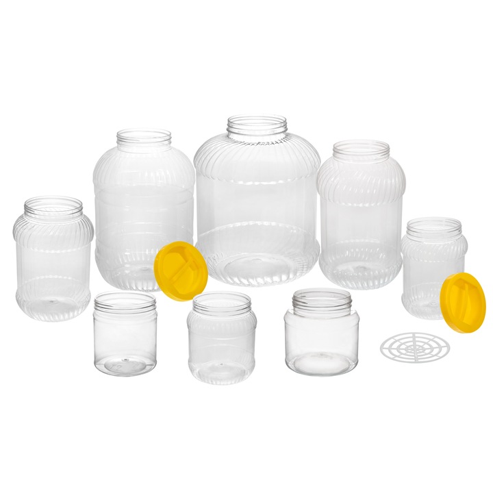 Borcan din plastic cu capac si maner 10L - eMAG.ro