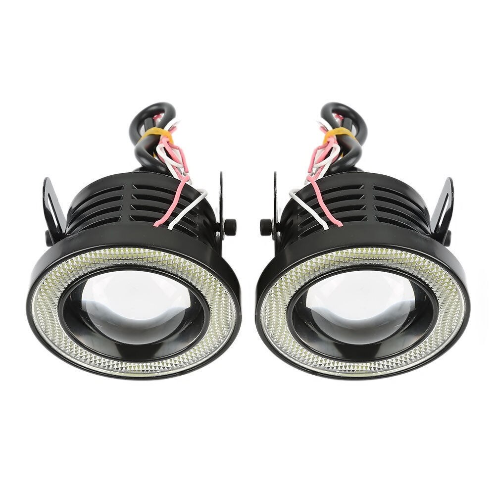 Proiectoare auto cu LED Angel Eyes 76mm - eMAG.ro