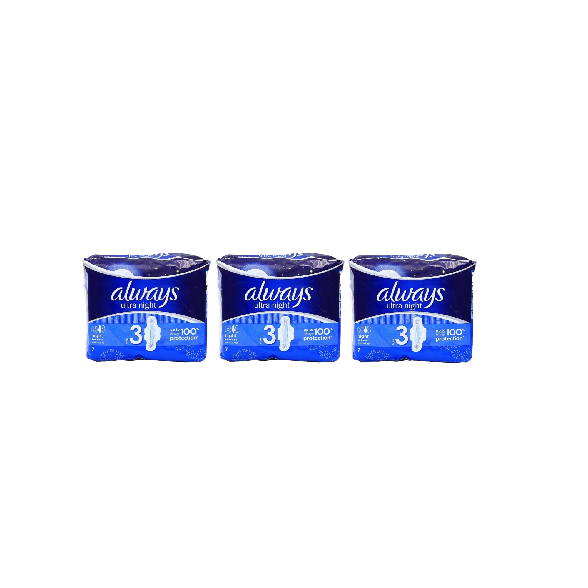 Set Absorbante Always Ultra Night 3 x 7buc - eMAG.ro