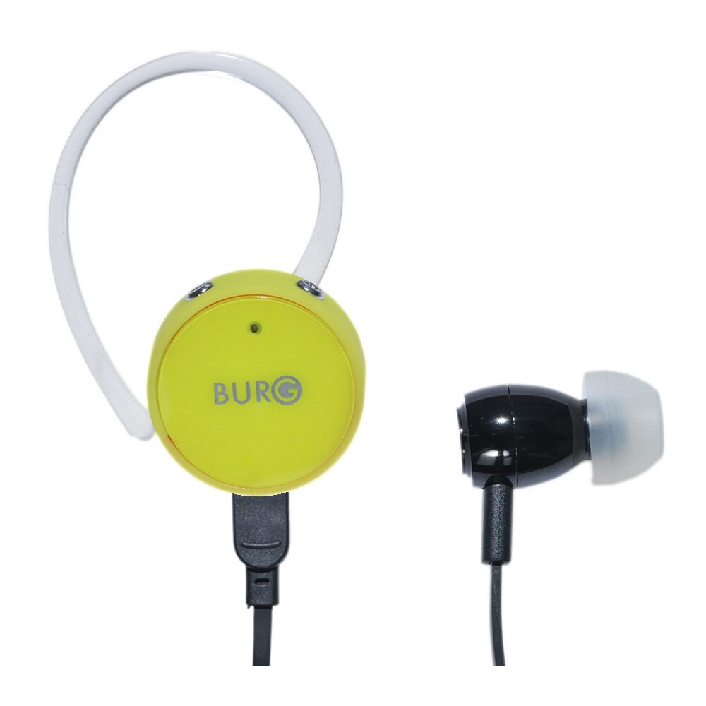 Casca bluetooth dubla, pentru telefoane si ceasuri smart, Burg Neon ...