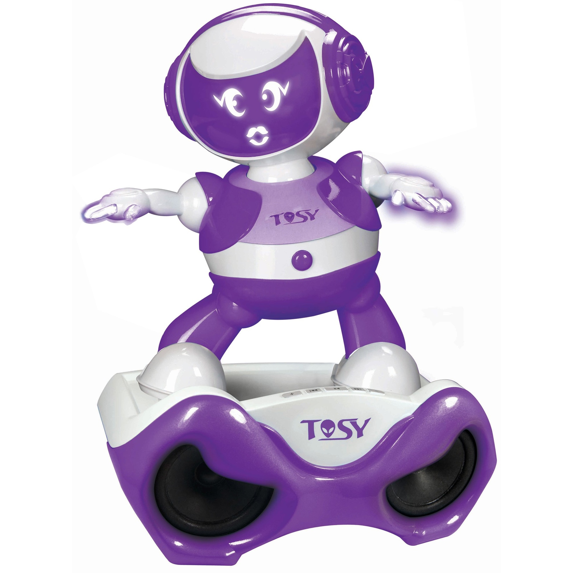 Robotel dansator cu stand si boxe Tosy Disco Robo, Mov - eMAG.ro