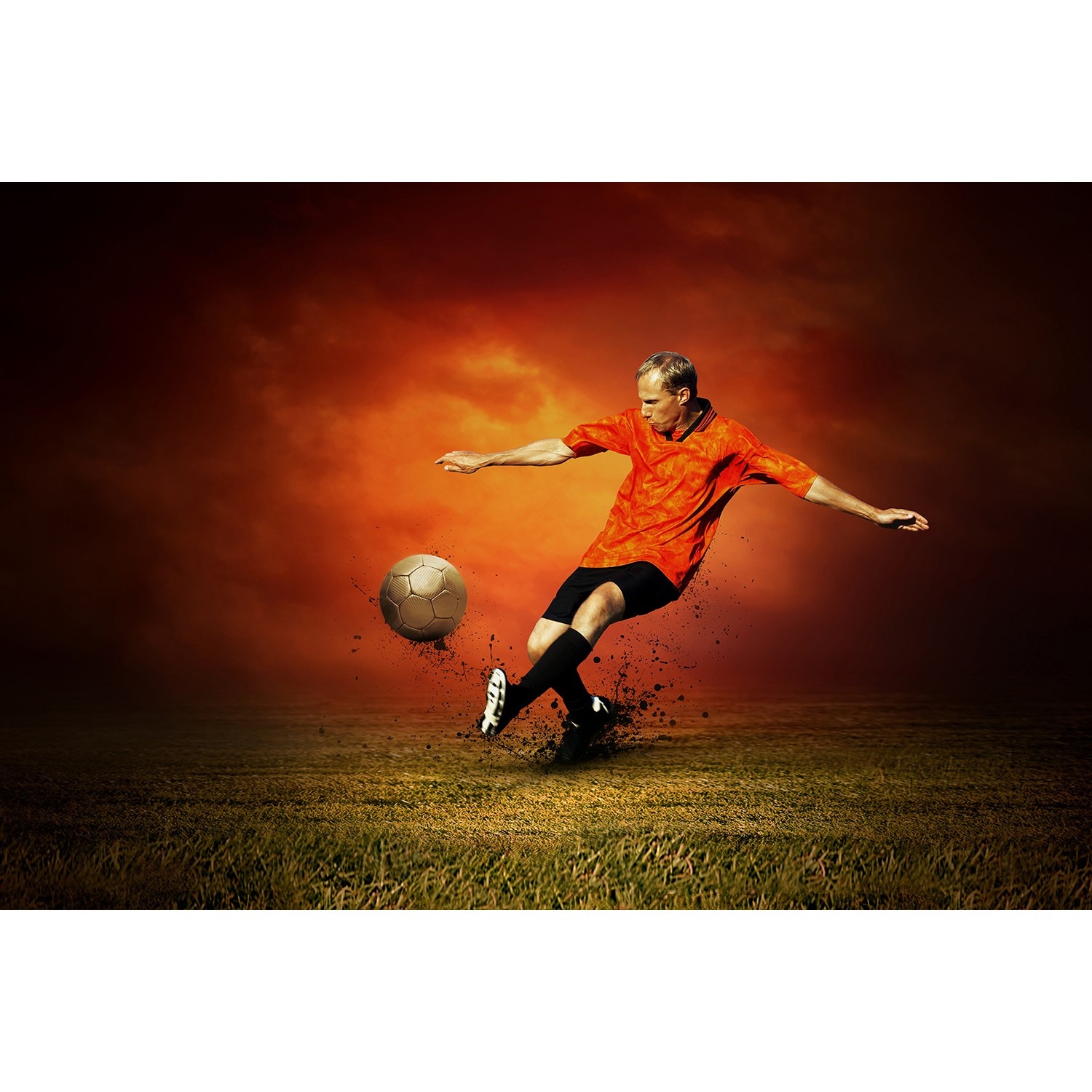 Football 2 tapéta - 100x150cm - Legjobb Dekor - eMAG.hu