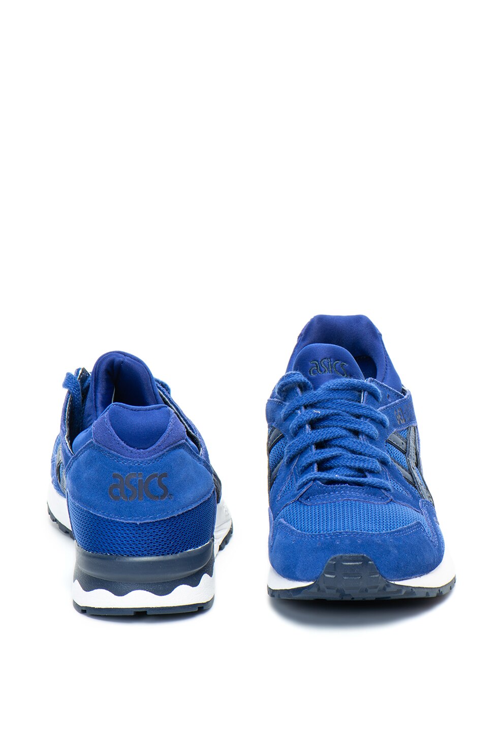ASICS Tiger, Pantofi sport de piele intoarsa cu insertii de plasa Gel ...