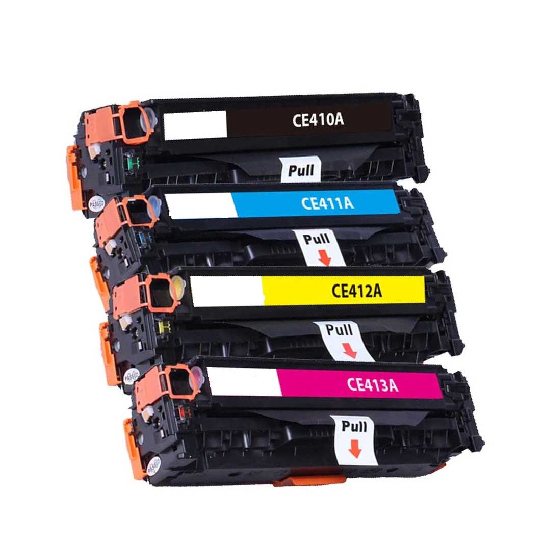 305A Set 4 Toner Compatibile,Color LaserJet 305A-BK, 305A-M, 305A-c ...