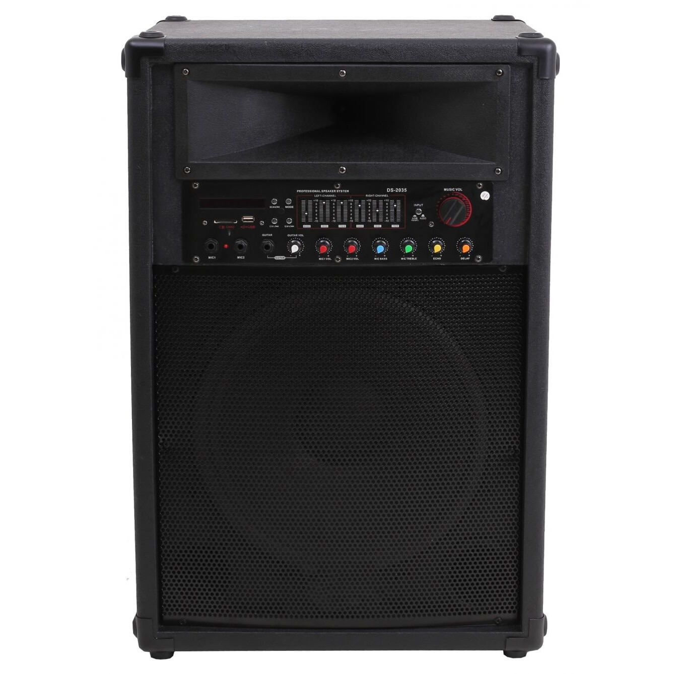 Boxe active profesionale 400 W, Difuzor 15", 39 cm, Bluetooth, USB ...