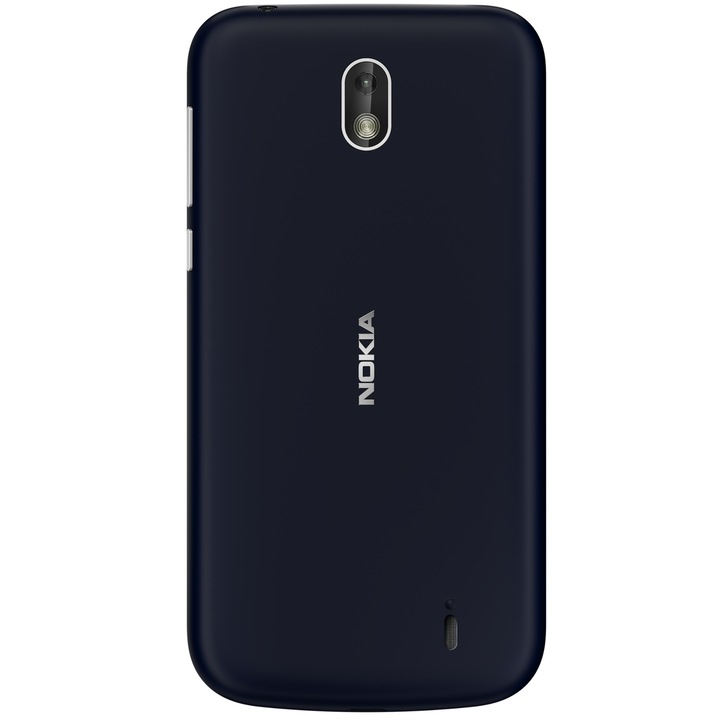 Смартфон Nokia 1, Dual SIM, 8GB, 4G, Dark Blue - eMAG.bg