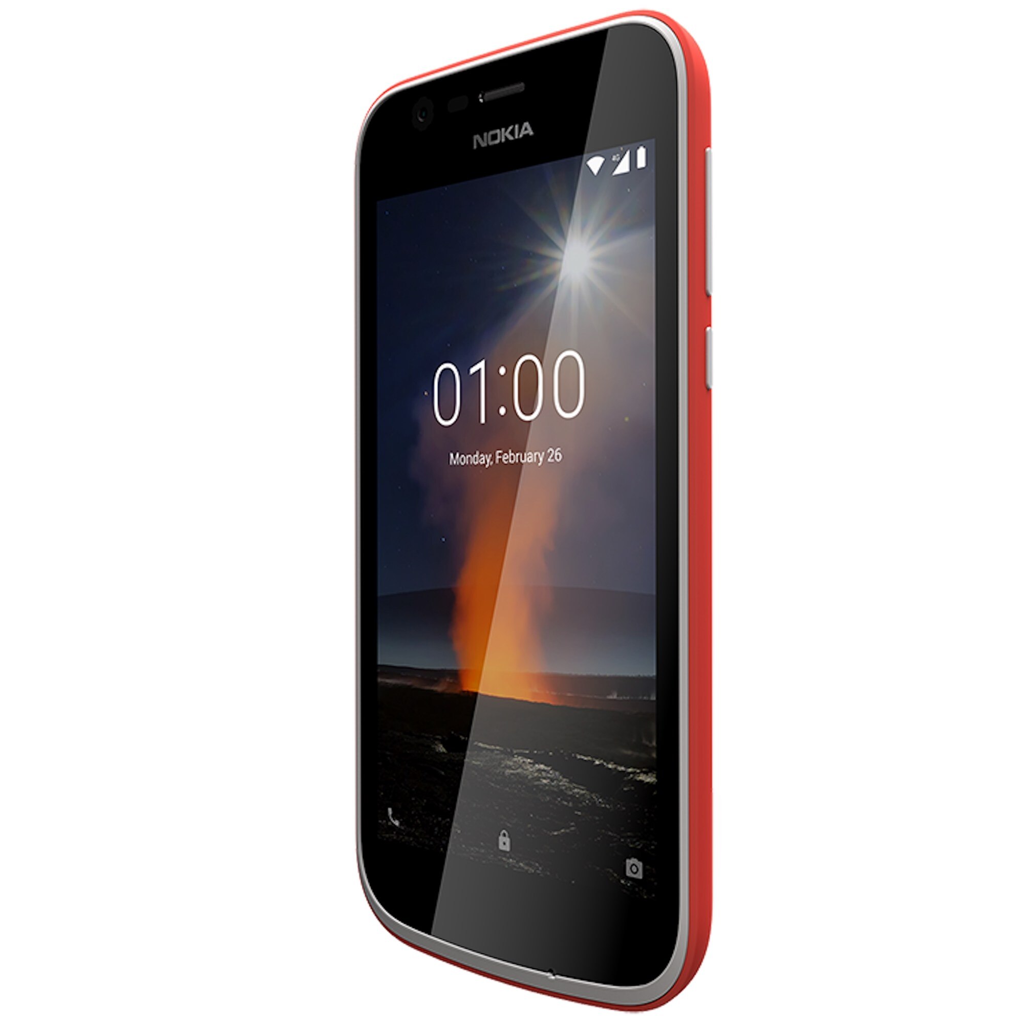 Смартфон Nokia 1, Dual SIM, 8GB, 4G, Warm Red - eMAG.bg