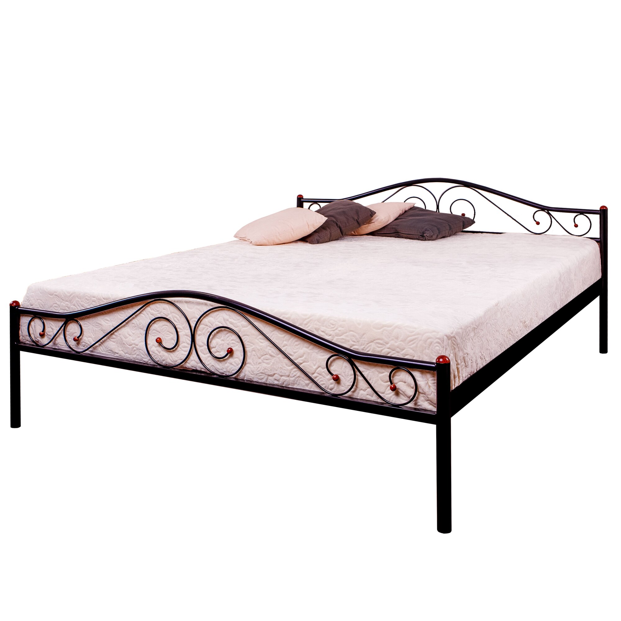 Pat Metalic ALICE LUX, 140x200, Negru - eMAG.ro