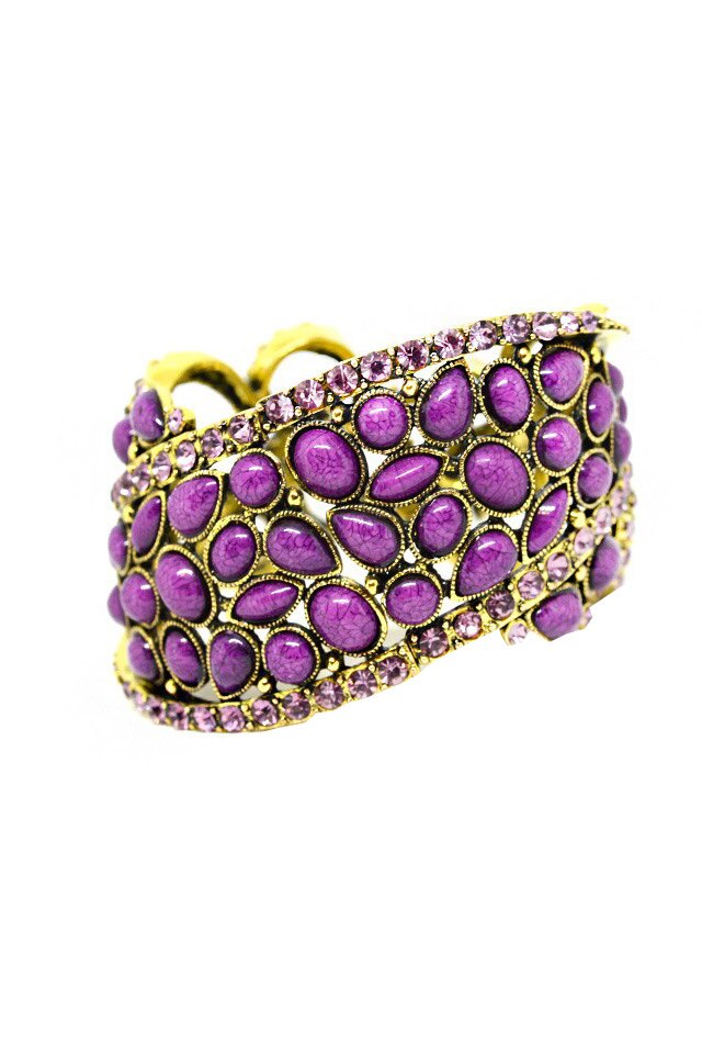 Bratara bangle Utraviolet Crystals - eMAG.ro