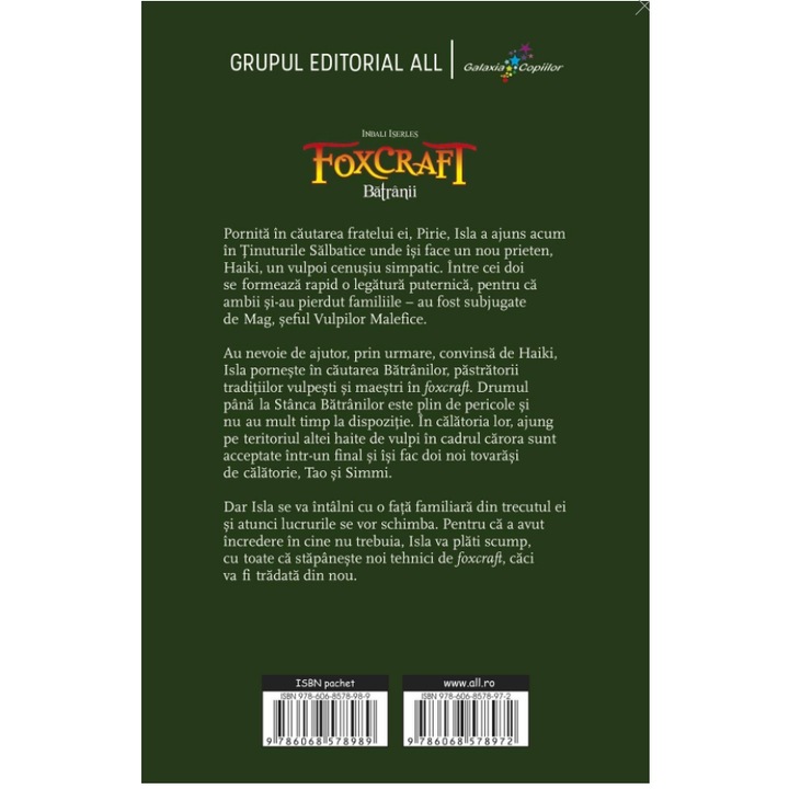 Foxcraft. Batranii - Inbali Iserles, Vol.2 - eMAG.ro