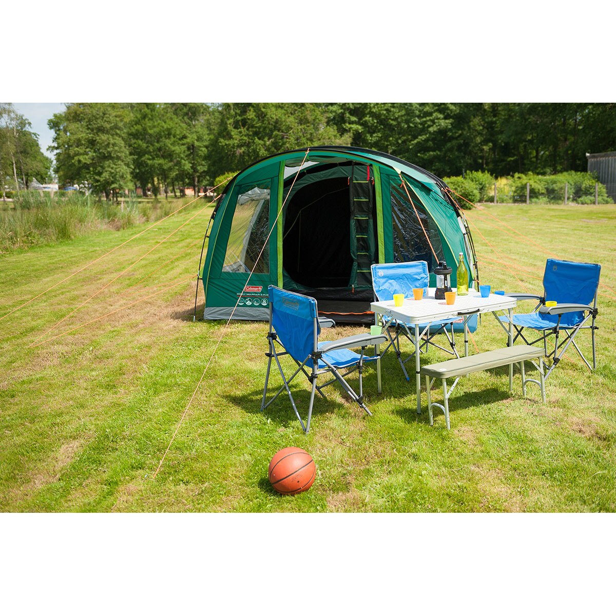 Cort Coleman Rocky Mountain 5 persoane verde - eMAG.ro