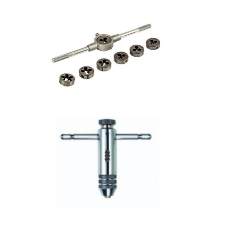 Kit Set Filiera si port filiera + Port-tarod cu clichet ,M3-M8 - eMAG.ro