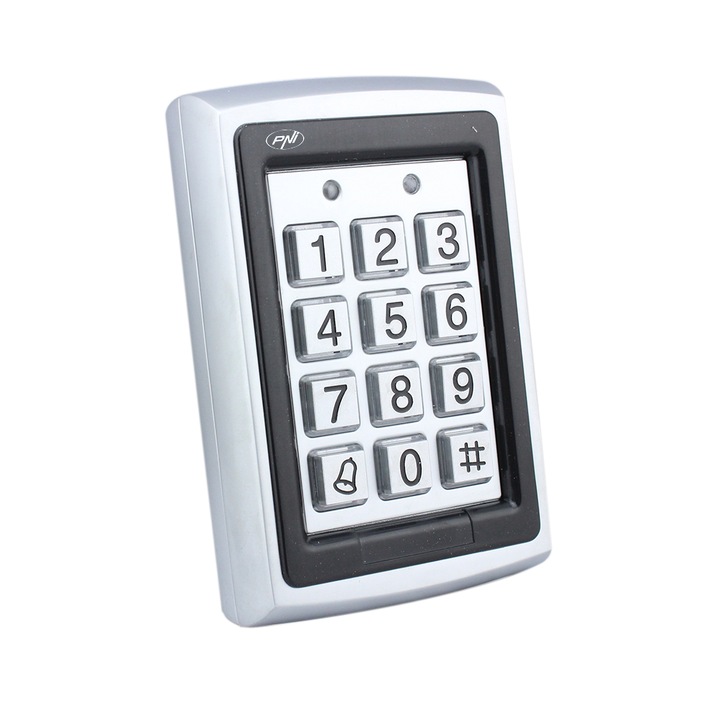 Tastatura control acces PNI DK101 stand alone antivandal cu cititor de ...