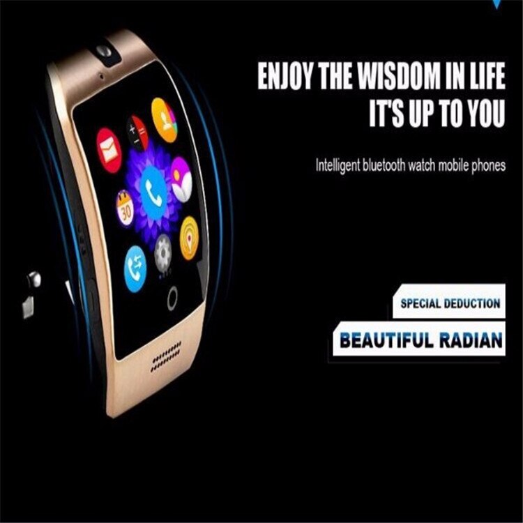 Часовник Smartwatch STARTUP Q18, камера, неръждаема стомана - eMAG.bg