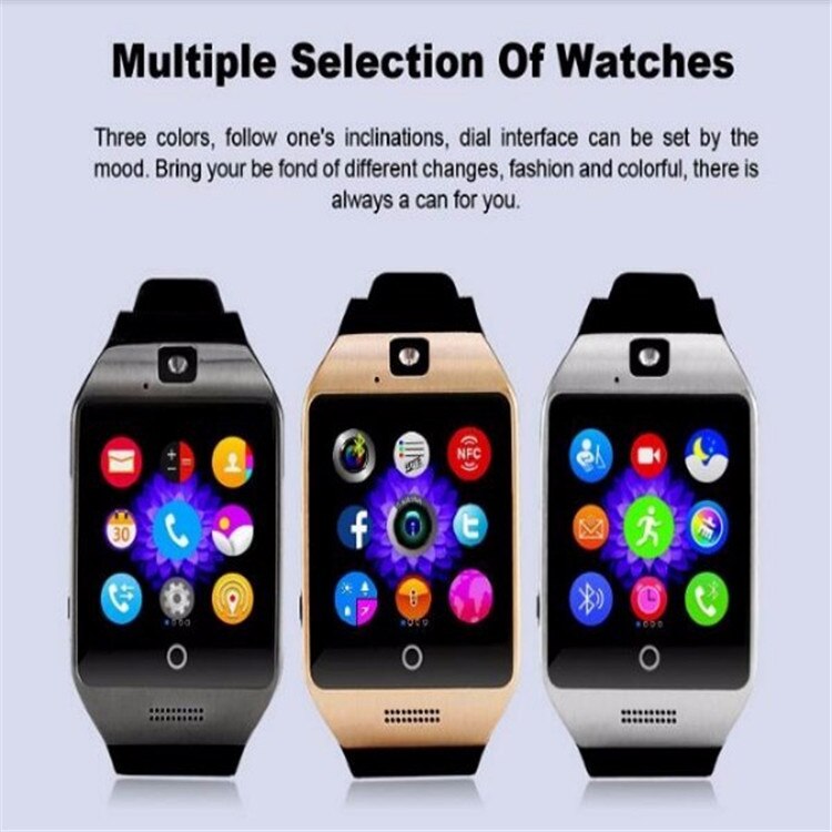 Часовник Smartwatch STARTUP Q18, камера, неръждаема стомана - eMAG.bg