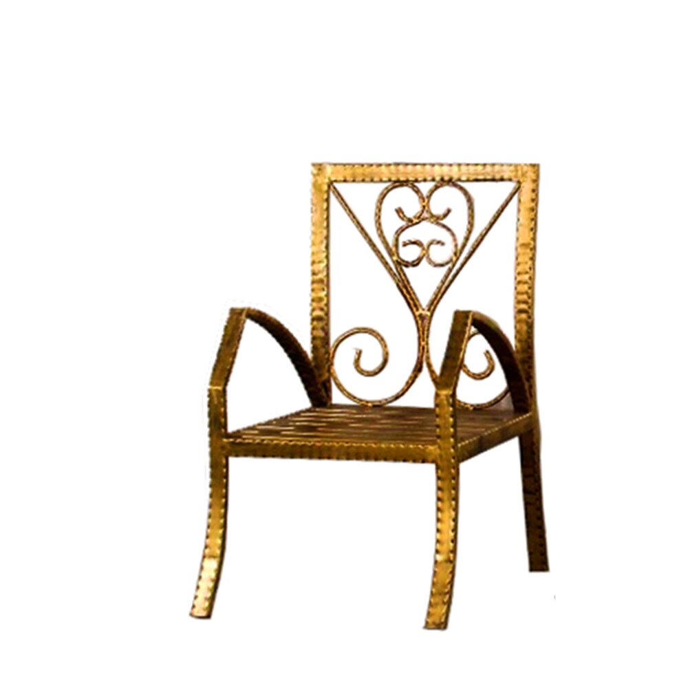 Fotoliu gradina / terasa Sultano din fier forjat 50x40x90 cm - eMAG.ro