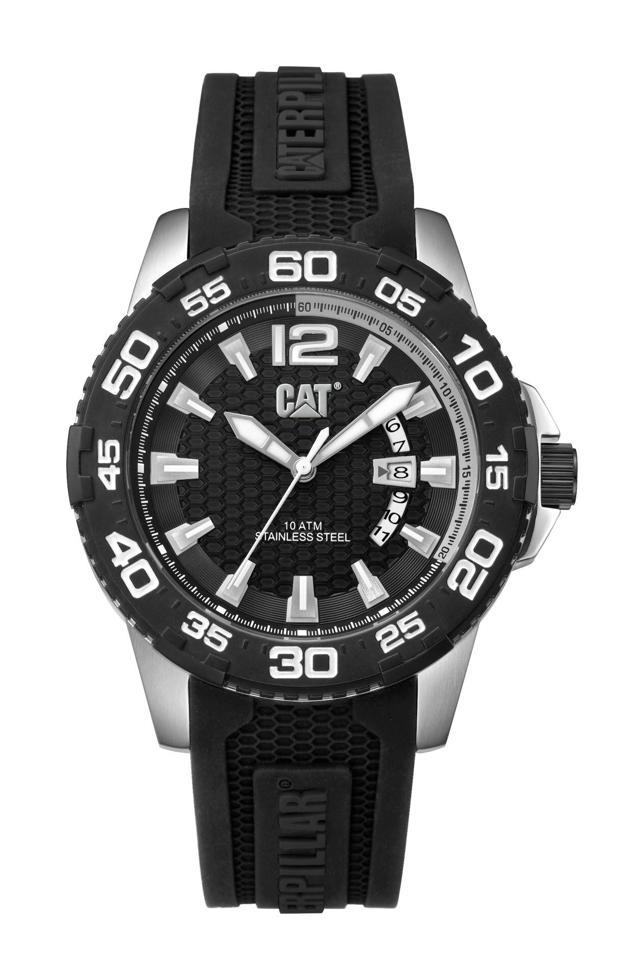 Ceas Barbati CAT Drive Date Black/White - eMAG.ro