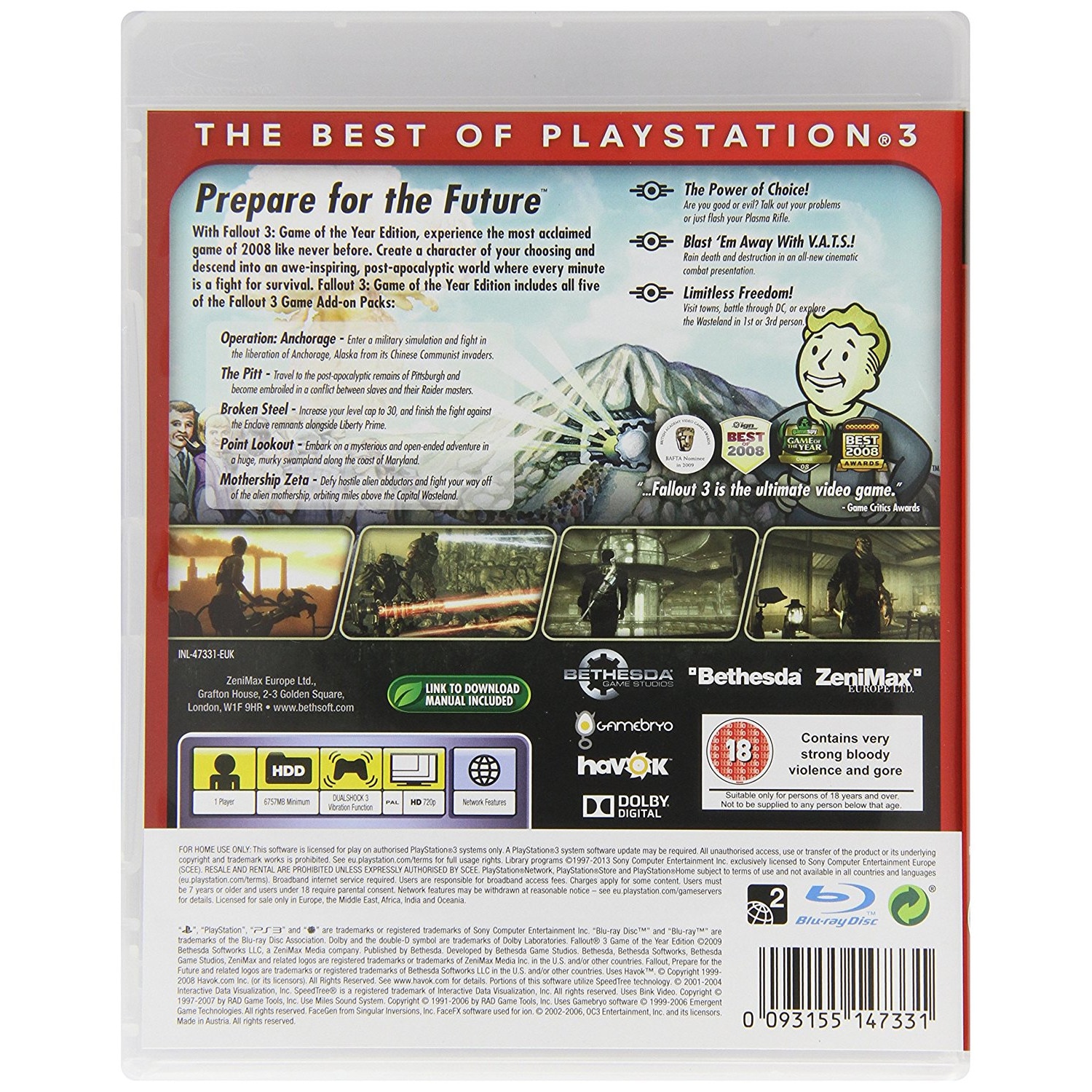 Fallout 3 GOTY Essentials игра за Ps3 - eMAG.bg