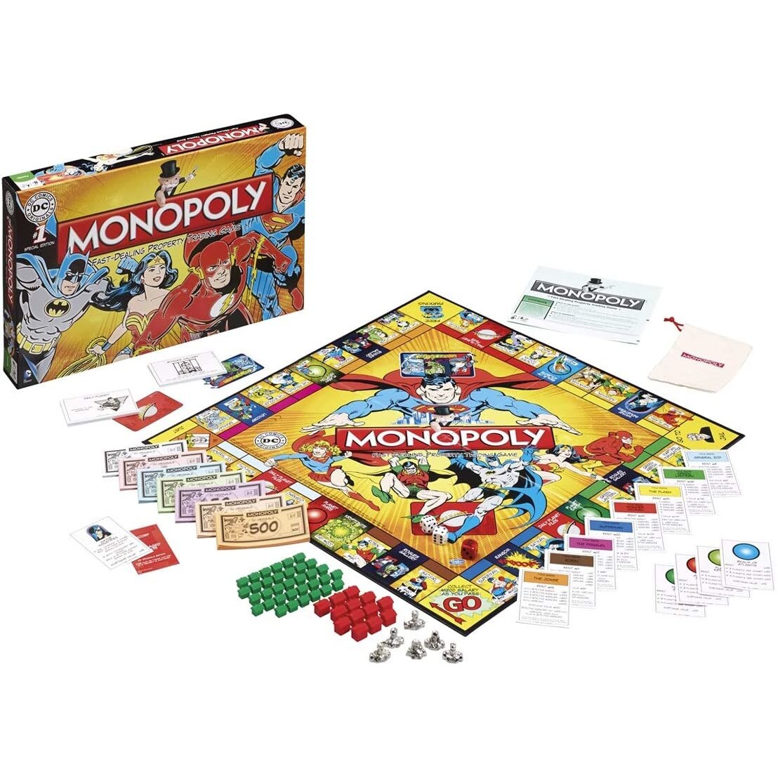 Joc Dc Comics Retro Edition Monopoly Board Game - eMAG.ro