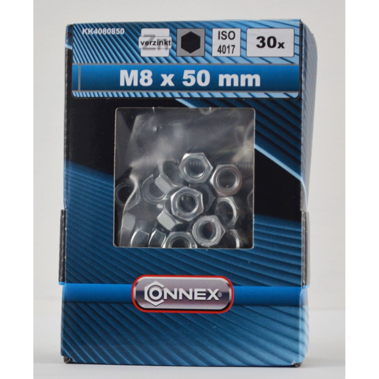Set surub cap hexagonal M8x50 ZA + piulita M8 - 30 buc Connex - eMAG.ro
