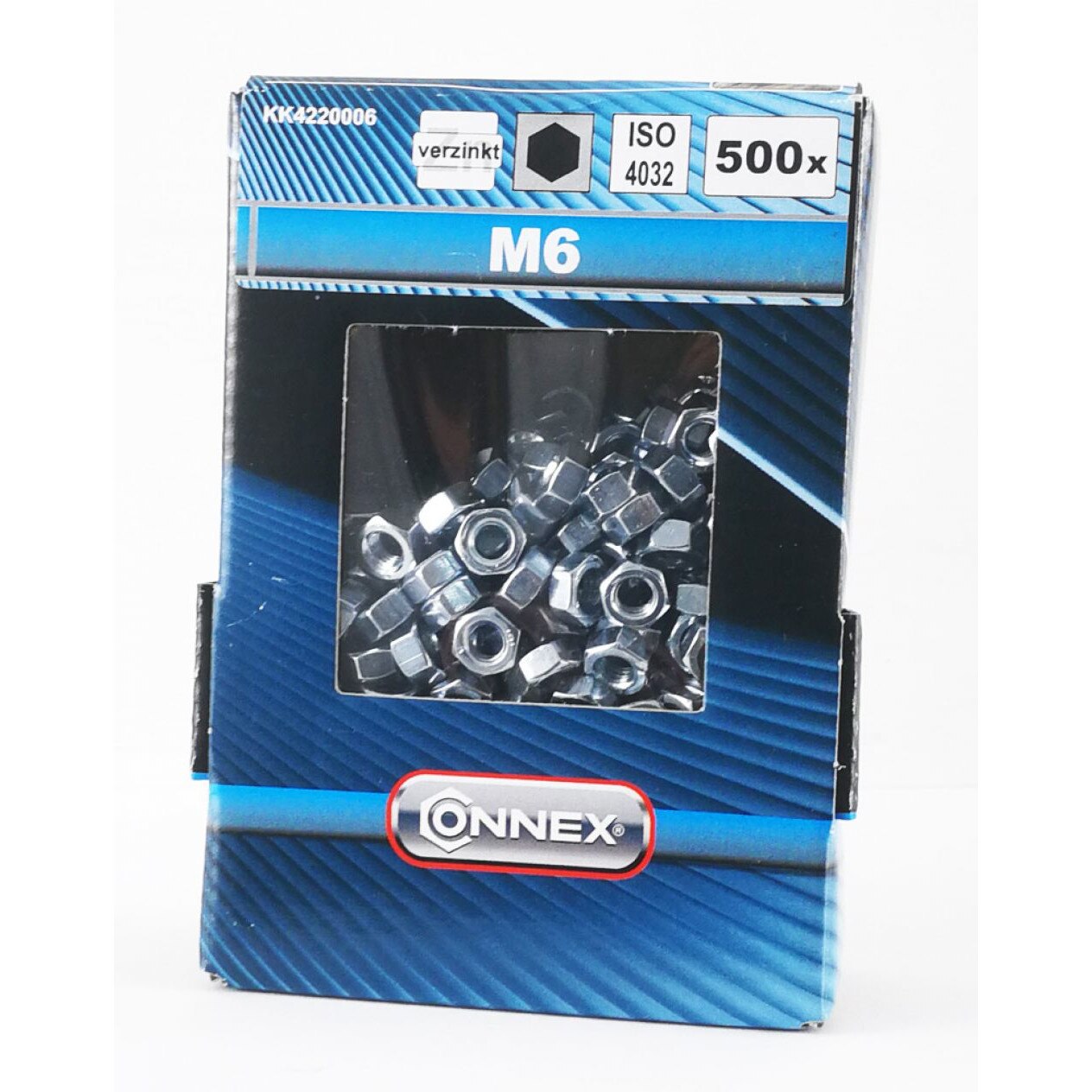 Set piulite hexagonale cu filet metric DIN 934-6 M6 - 500 buc - eMAG.ro