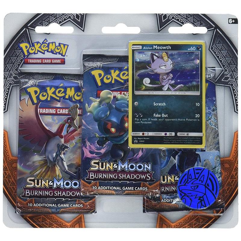 Set Sun & Moon Burning Shadows Triple Pack Booster Pack Of 12 Pokemon ...