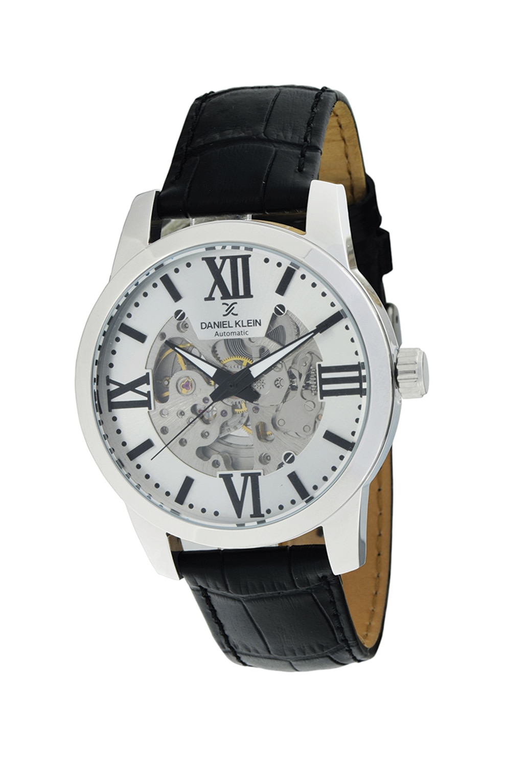 Daniel Klein, Ceas automatic cu mecanism vizibil, Negru - eMAG.ro