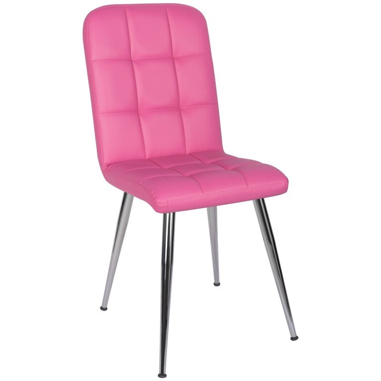 Set 4 scaune Duru roz piele ecologica - eMAG.ro