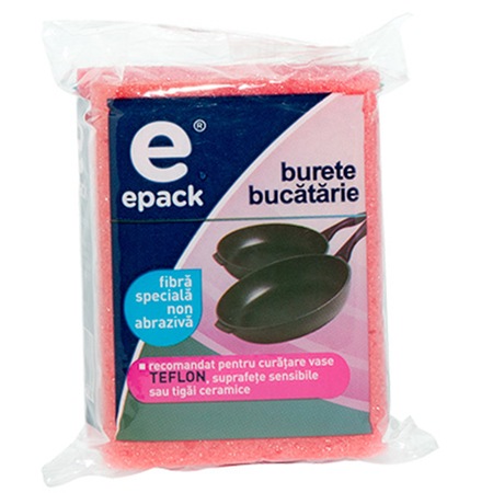 Burete pentru bucatarie Epack pentru teflon - eMAG.ro
