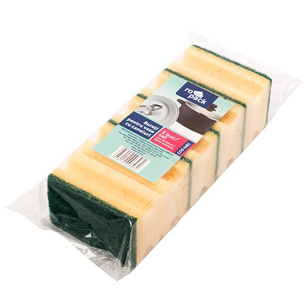 Bureti galbeni pentru vase cu caneluri Ropack, 5 buc/set - eMAG.ro