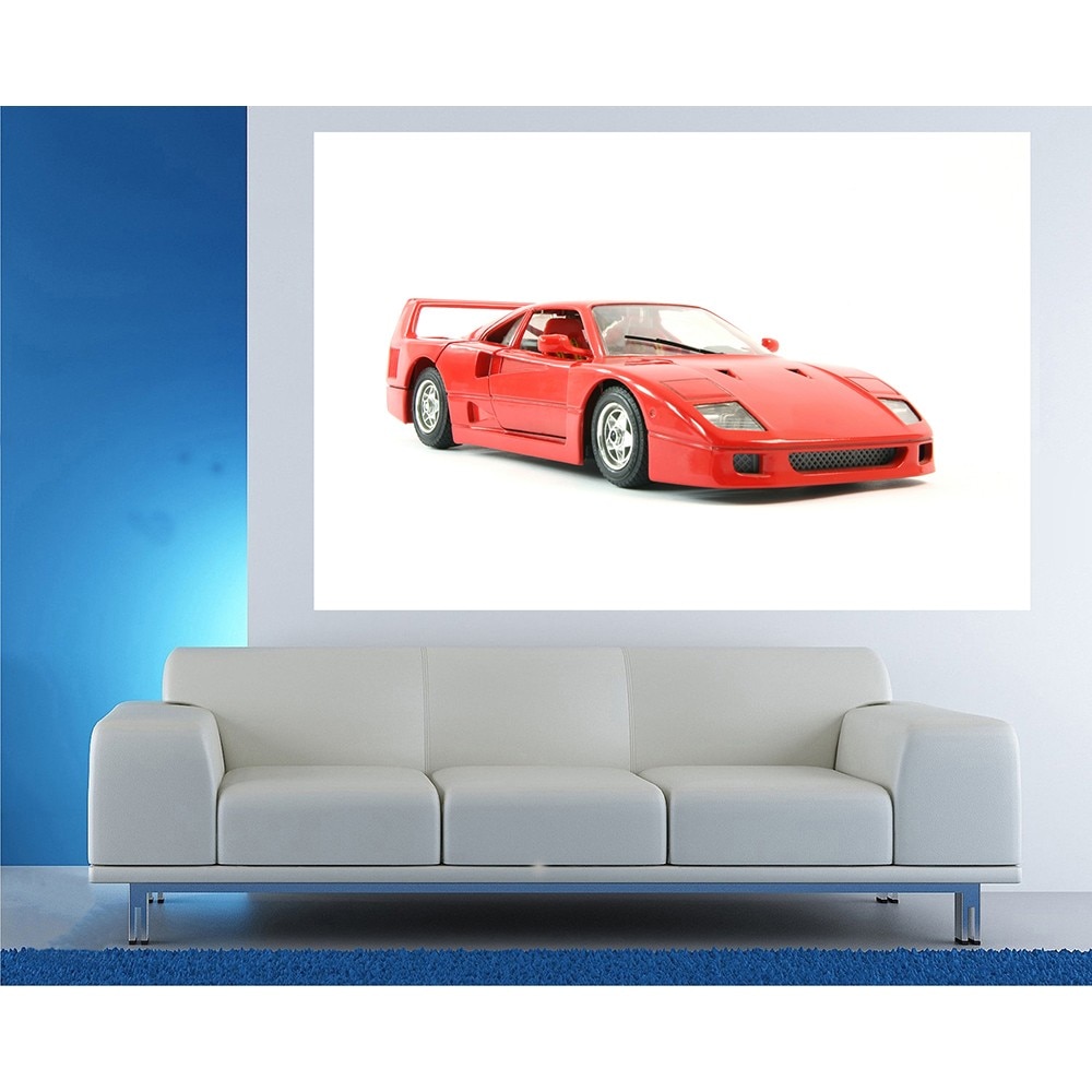 Háttérkép Piros autó 1 - 100x150cm - Legjobb Dekor - eMAG.hu