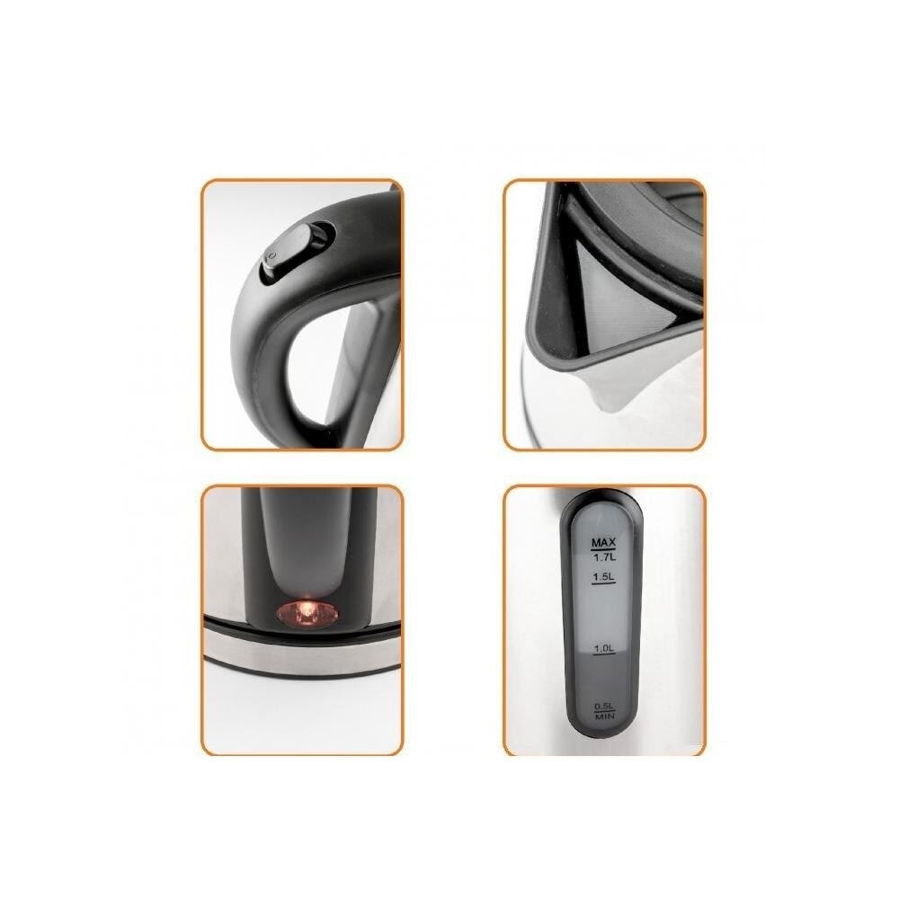 Fierbator electric pentru apa Home HG VF 04, inox, 2000 W, 1.7 L - eMAG.ro
