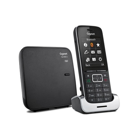 Telefon fara fir DECT Gigaset SL450, Negru - eMAG.ro