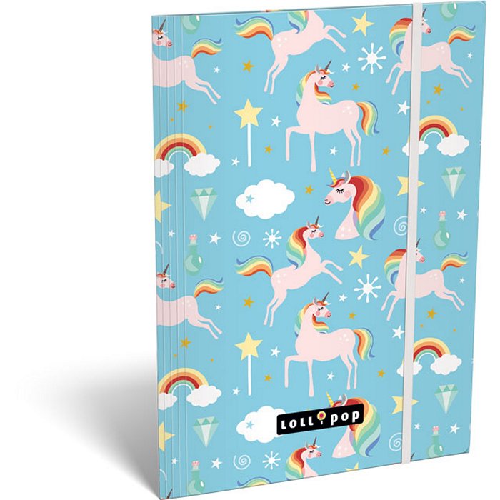 Lizzy Card - Gumis mappa A/4, Lollipop, Blue Cloud - eMAG.hu