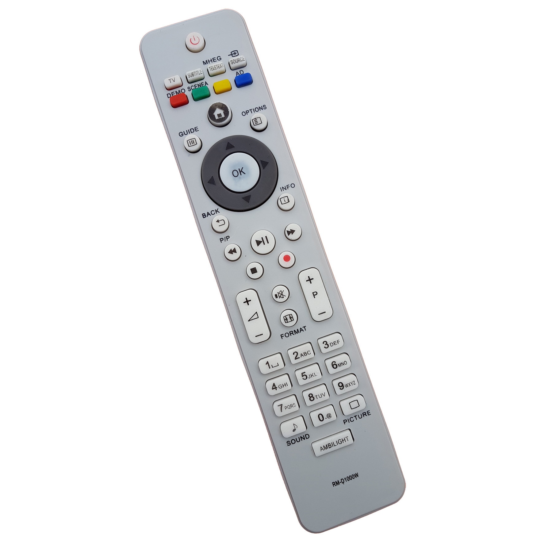 Telecomanda pentru LCD/TV Philips RM-D1000W, alba cu functiile ...