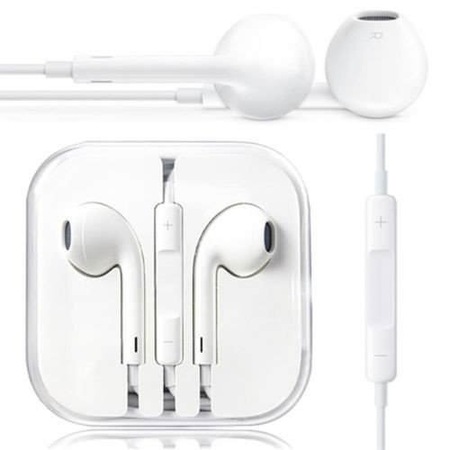 Casti stereo EarPods, Pentru Apple iPhone/iPad/iPod, Alb - eMAG.ro