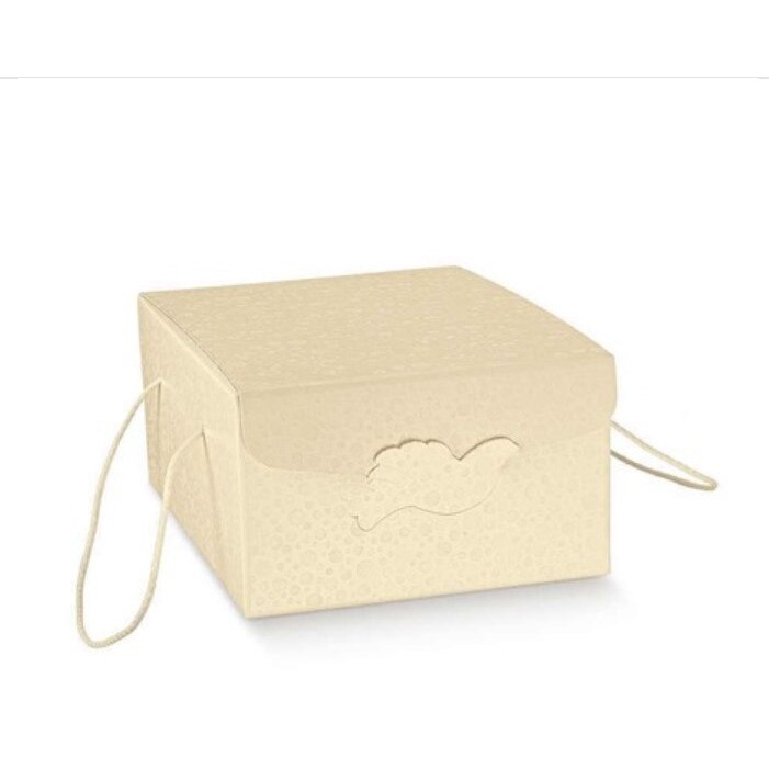 Cufar Bej Perlat, pentru trusou botez biserica Odorul Mamei, cu manere ...