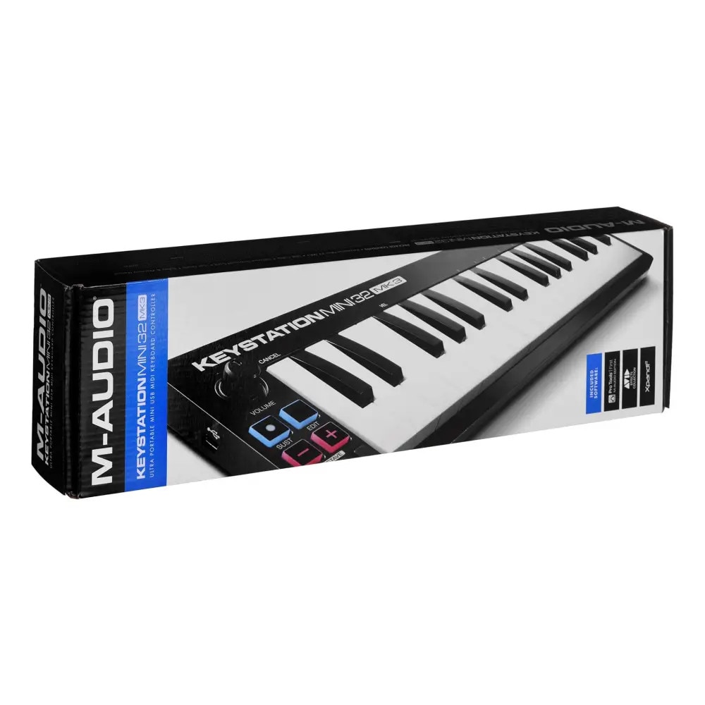 Controller MIDI compact M-Audio Keystation Mini 32 - eMAG.ro