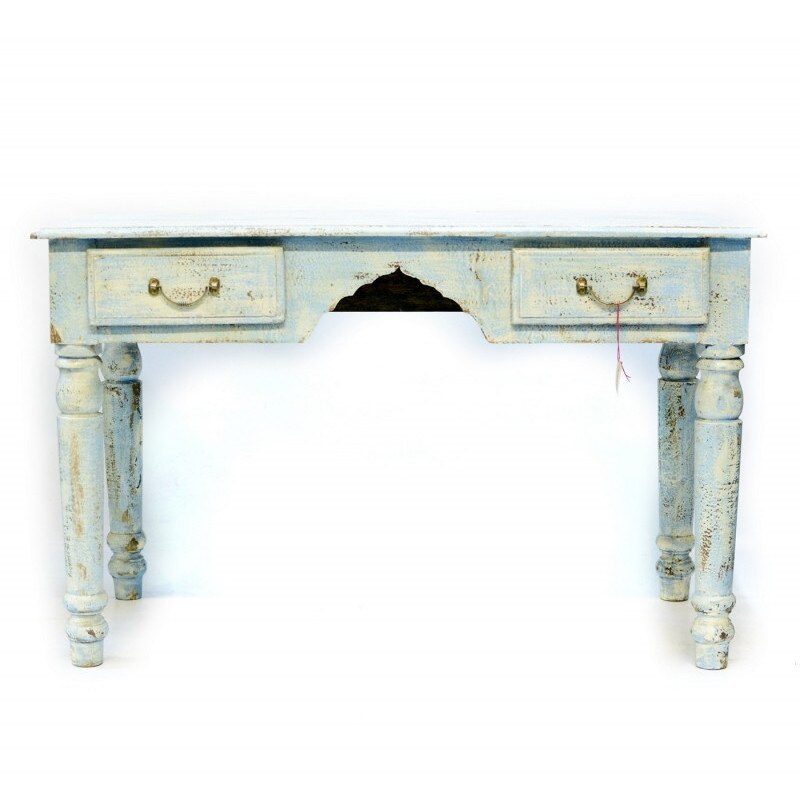 Birou cu 2 sertare, finisaj rustic - eMAG.ro