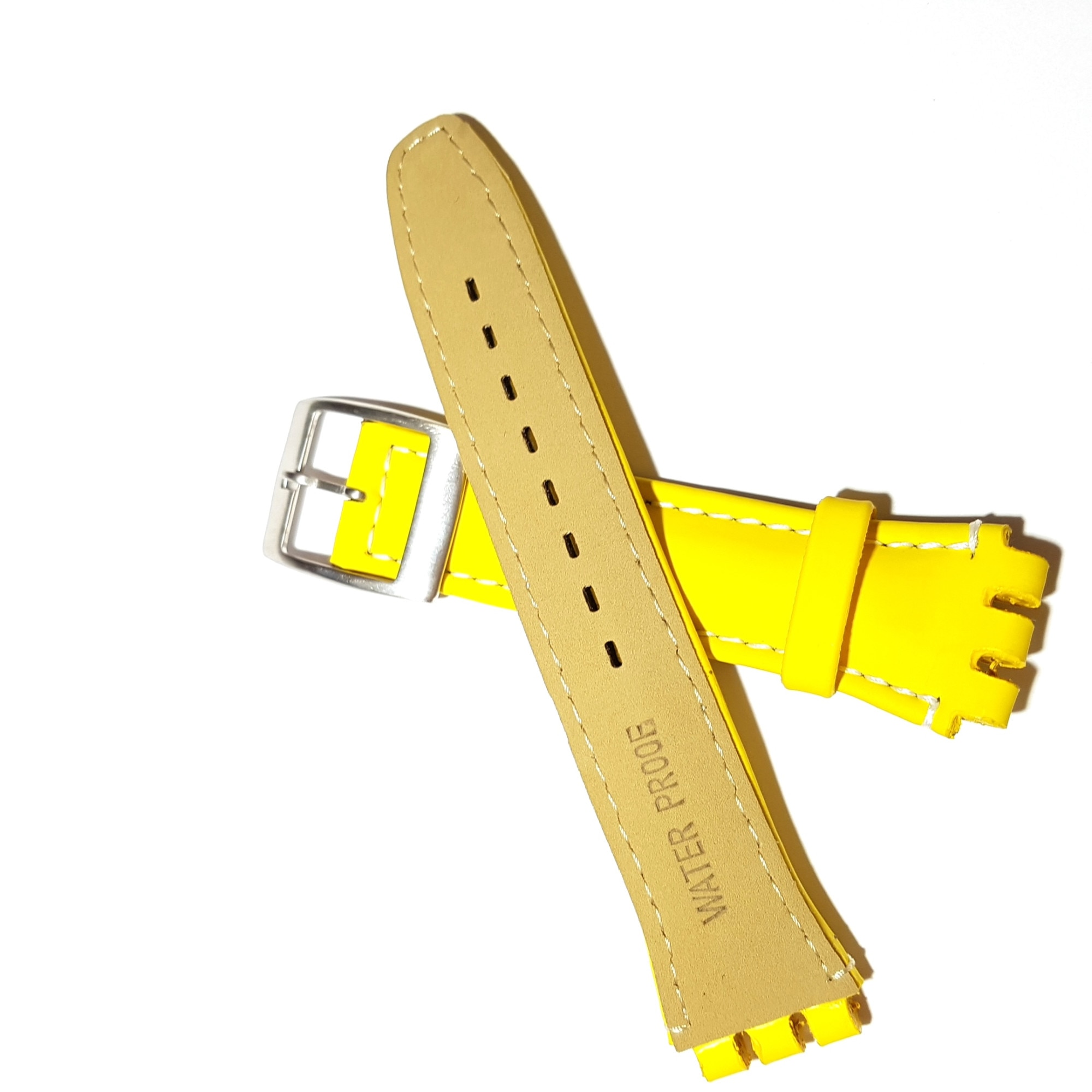 Curele ceasuri Swatch, 19mm, galbena, WR - eMAG.ro