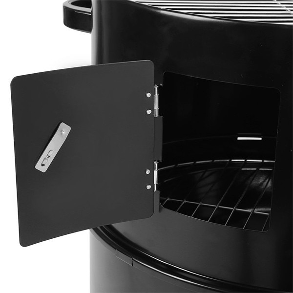 Gratar carbune BBQ Timeless Tools, cu termometru integrat, Prevazut cu ...