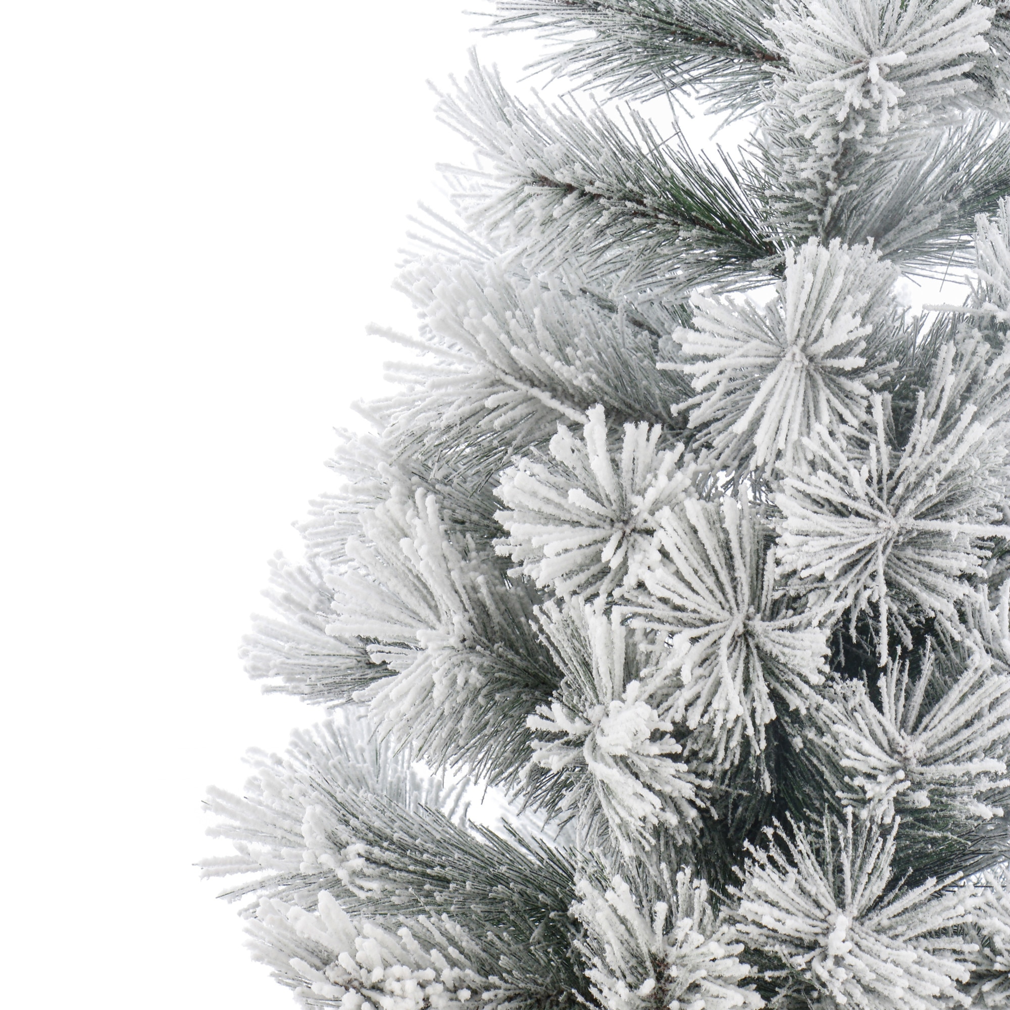 Brad artificial frosted Kring Chicago, aspect nins, 180 cm, lumina ...