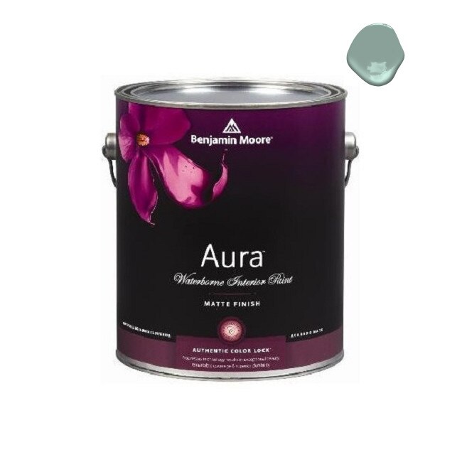 Интериорна матова боя Benjamin Moore AURA, Matte Waterborne, AF-495 ...