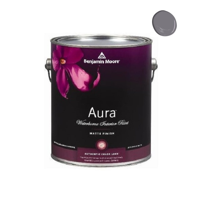 Интериорна матова боя Benjamin Moore AURA, Matte Waterborne, 1л. AF-590 ...