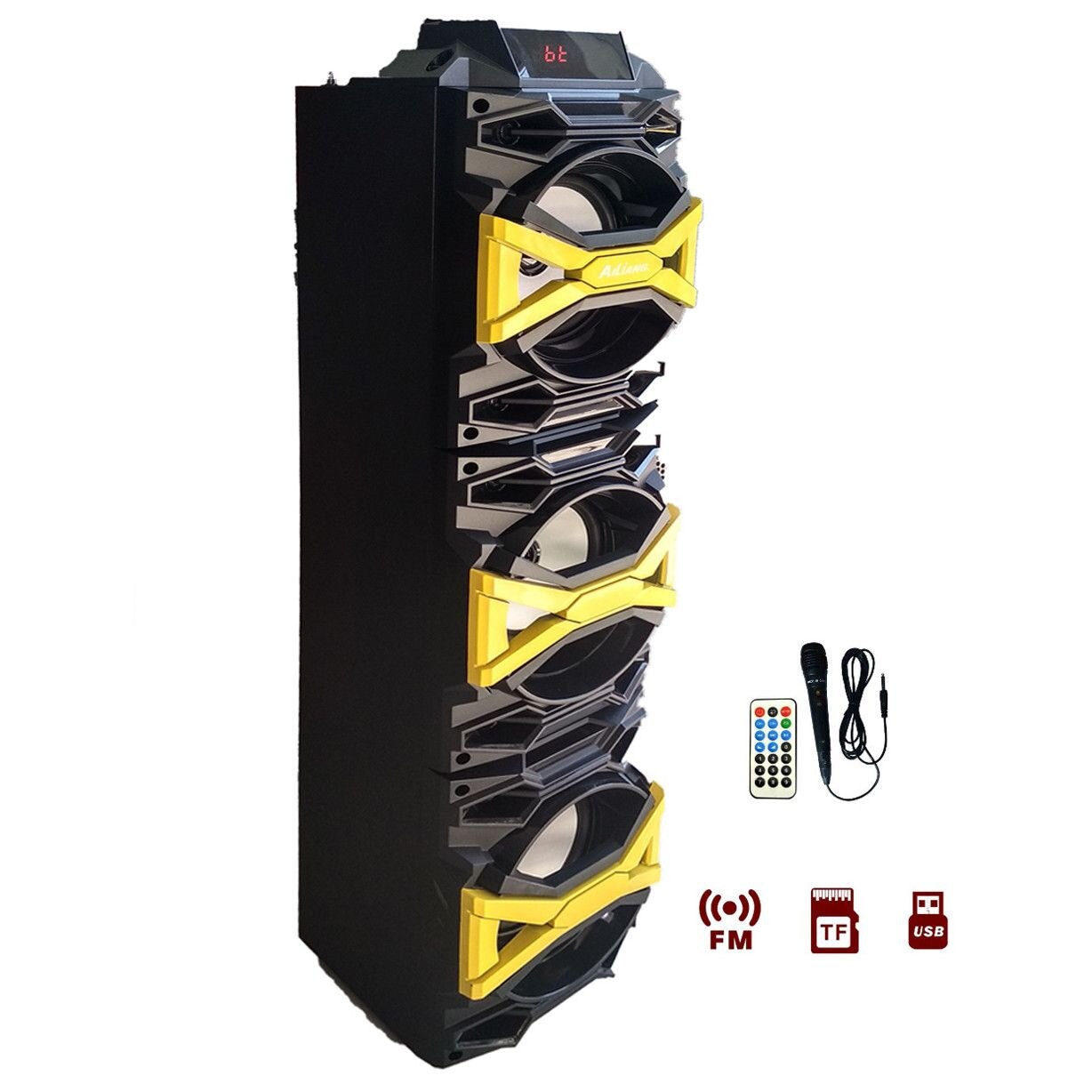 Boxa audio PC, Soundbar Ailiang ,cu Bluetooth, LED-uri Multicolore si ...