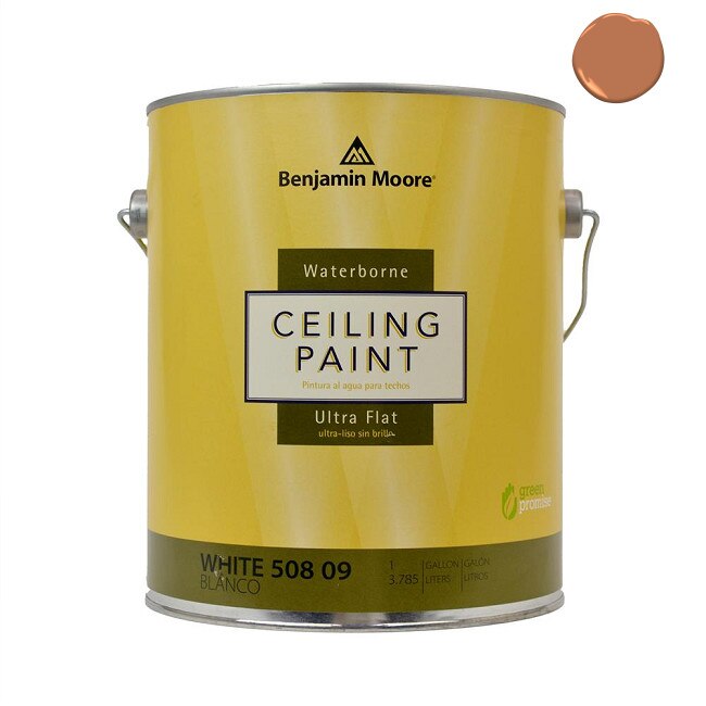 Боя за тавани Benjamin Moore WATERBORNE CEILING PAINT, Супер Мат, 3,78л ...
