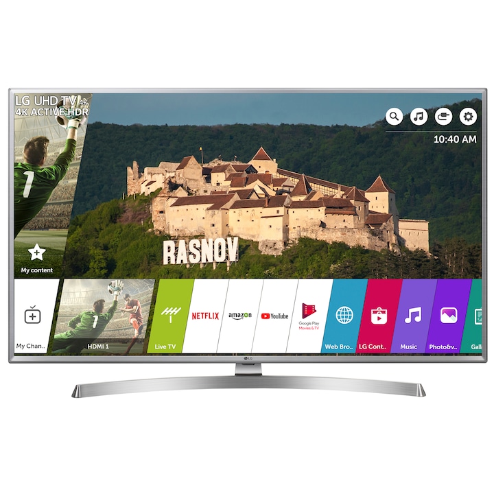 Телевизор LED Smart LG, 43" (108 см), 43UK6950PLB, 4K Ultra HD - eMAG.bg